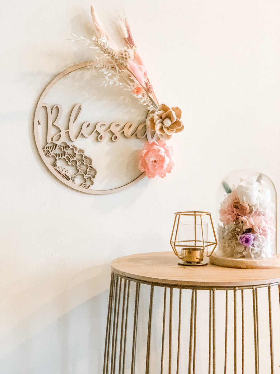 Blessed Floral Wreath – Floraison Blooms