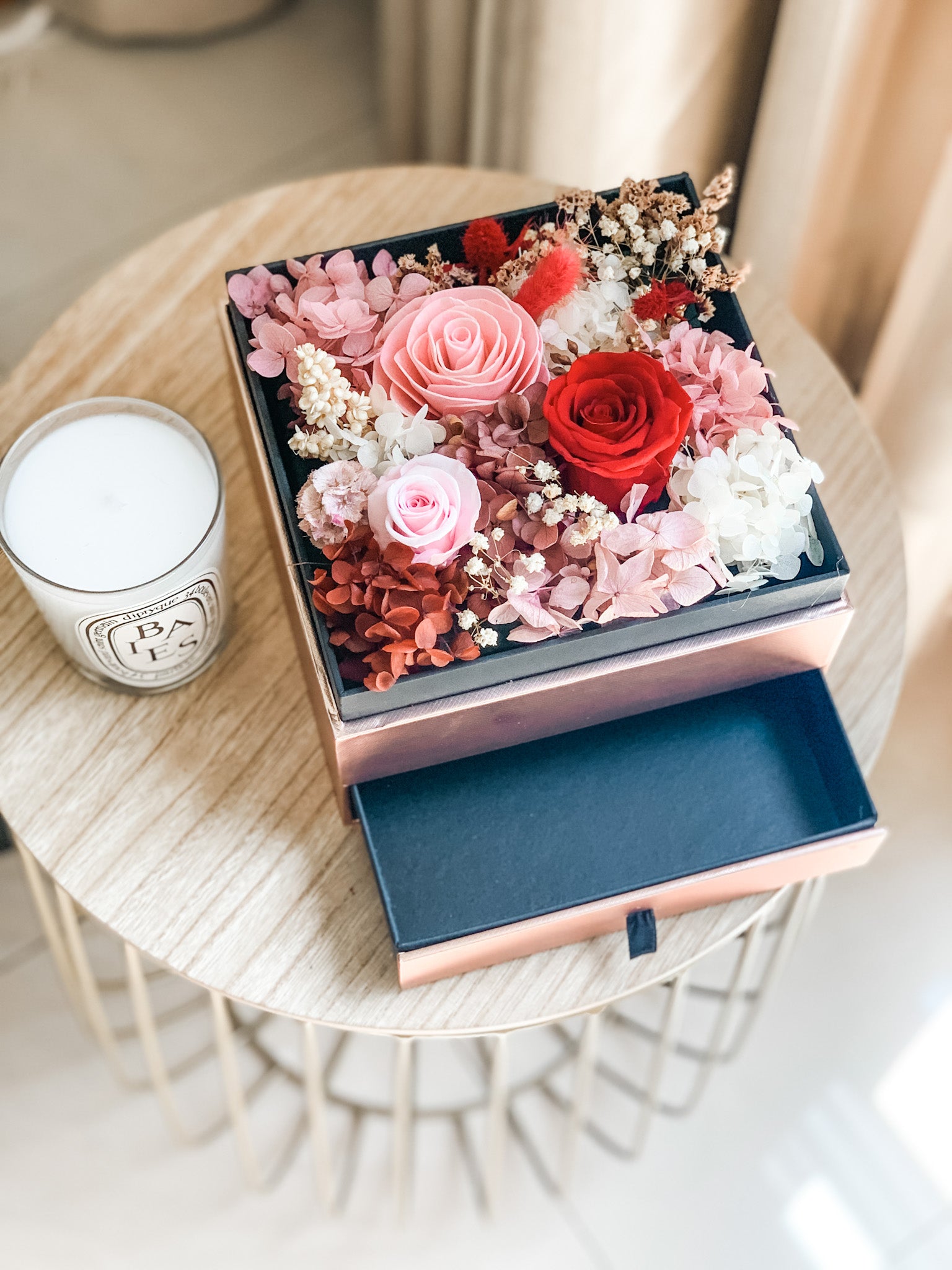 Floral Jewellery Box (Pink) – Floraison Blooms